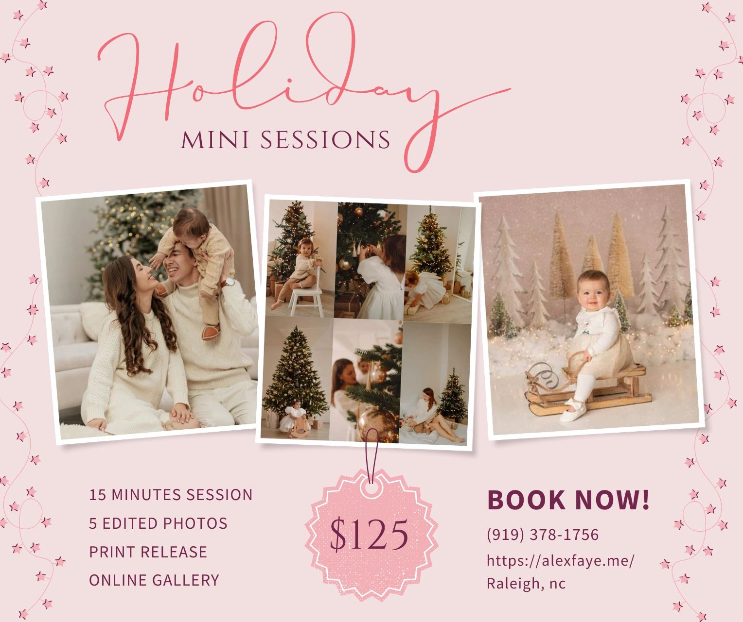 Holiday Mini Sessions – Capture the Magic!